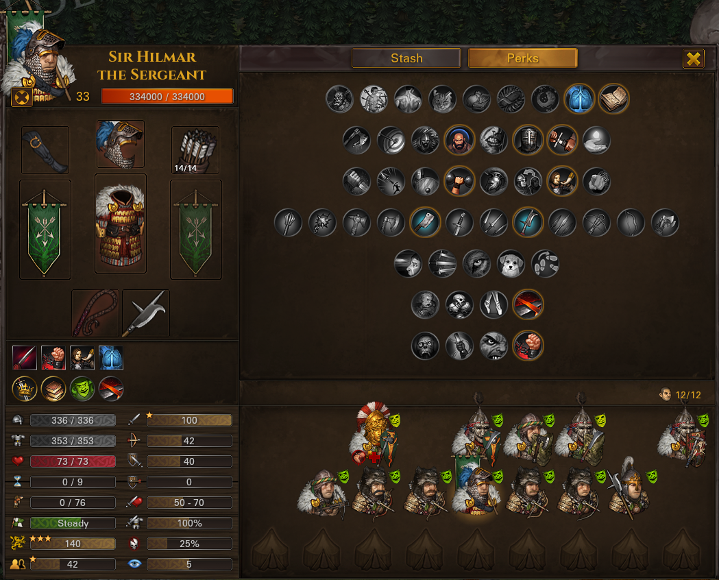 最終的に必要なステータスとperk ③Sergeant: 海外ゲームと翻訳